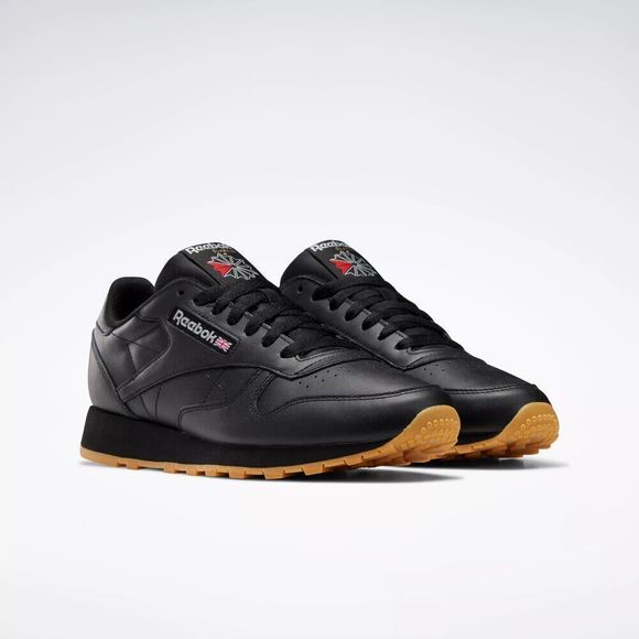 Reebok | Shoes | Reebok Classic Leather Gy955 Unisex Core Blackgum Low ...